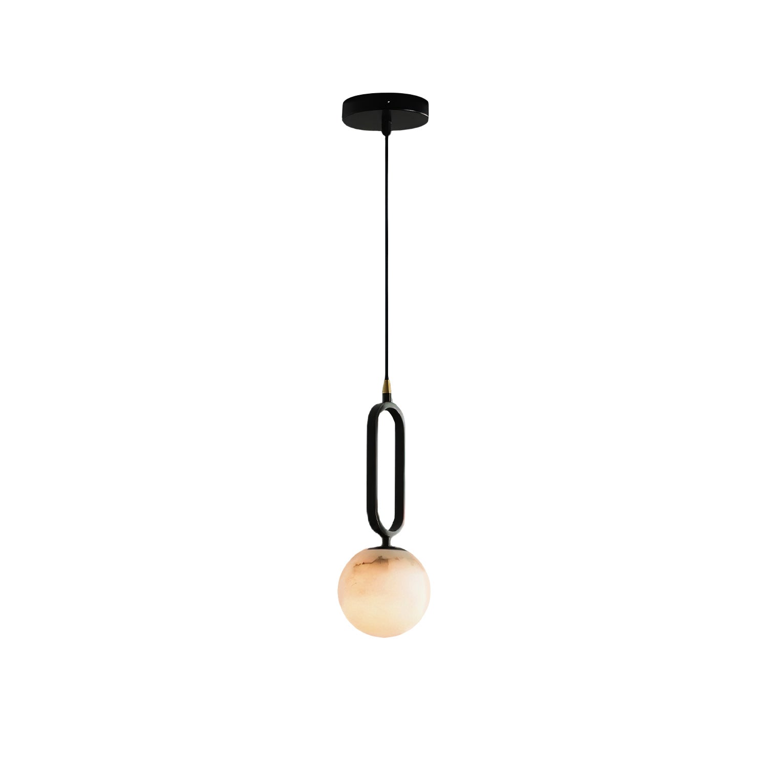 Alabaster Ball Pendant Lamp – Metavaya