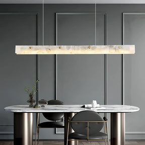 Alabaster LED Linear Pendant Light – Metavaya