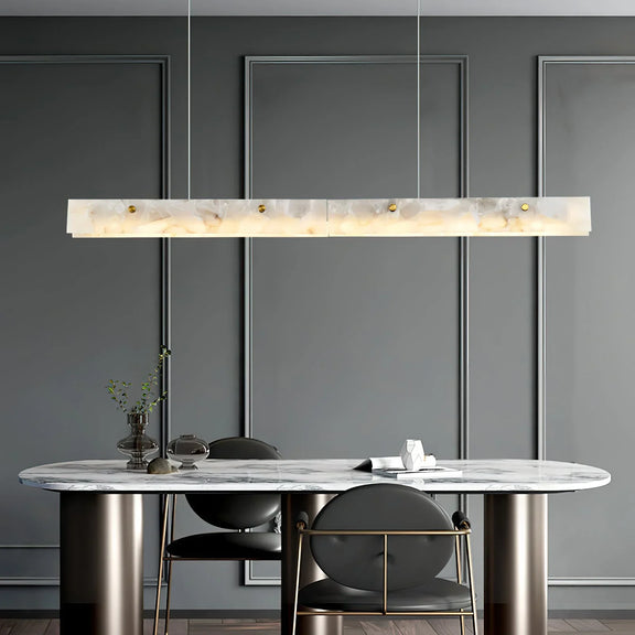 Alabaster LED Linear Pendant Light – Metavaya