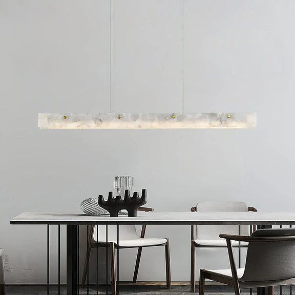 Alabaster LED Linear Pendant Light – Metavaya
