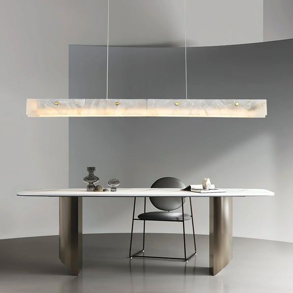 Alabaster LED Linear Pendant Light – Metavaya