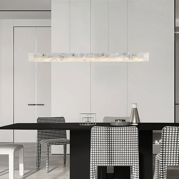 Alabaster LED Linear Pendant Light – Metavaya