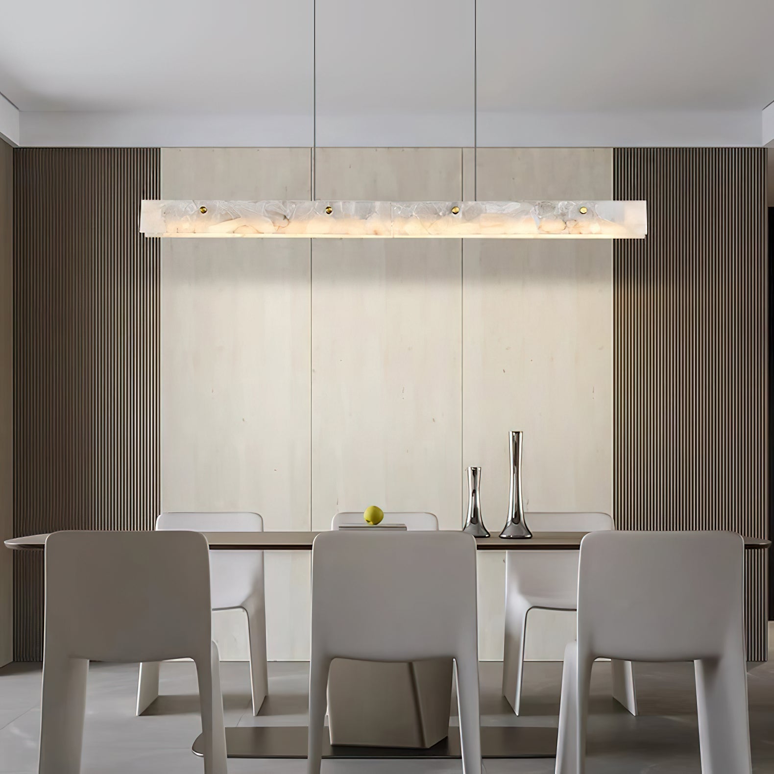 Alabaster LED Linear Pendant Light – Metavaya