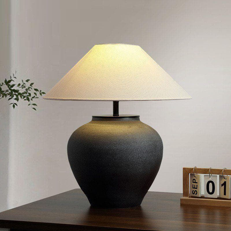 Black Mud Table Lamp – Metavaya