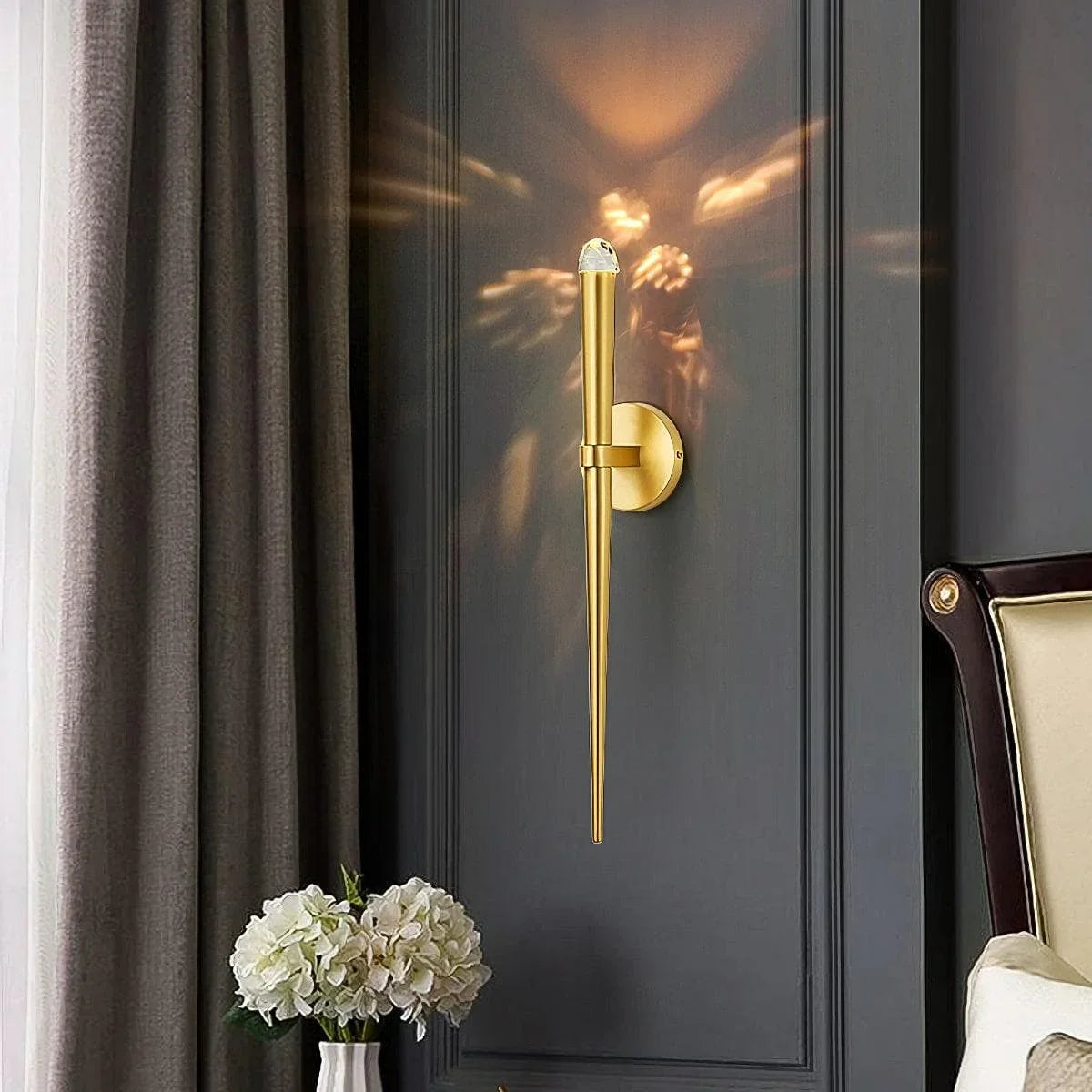 RH Brass Aquitaine Torch Sconce