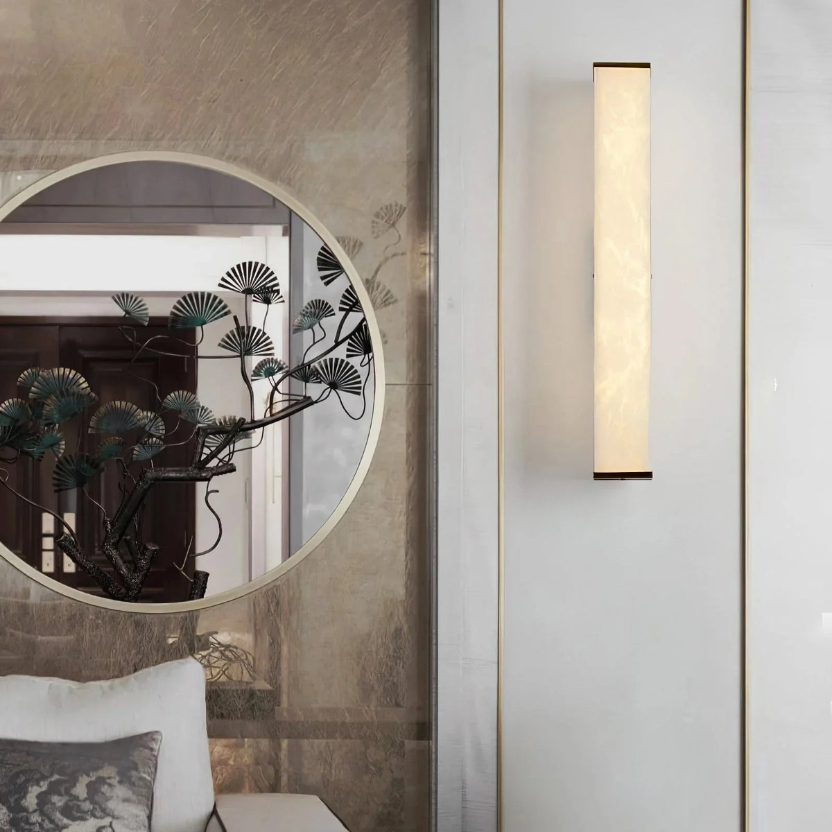 Cuboid Alabaster Wall Light- Buy online