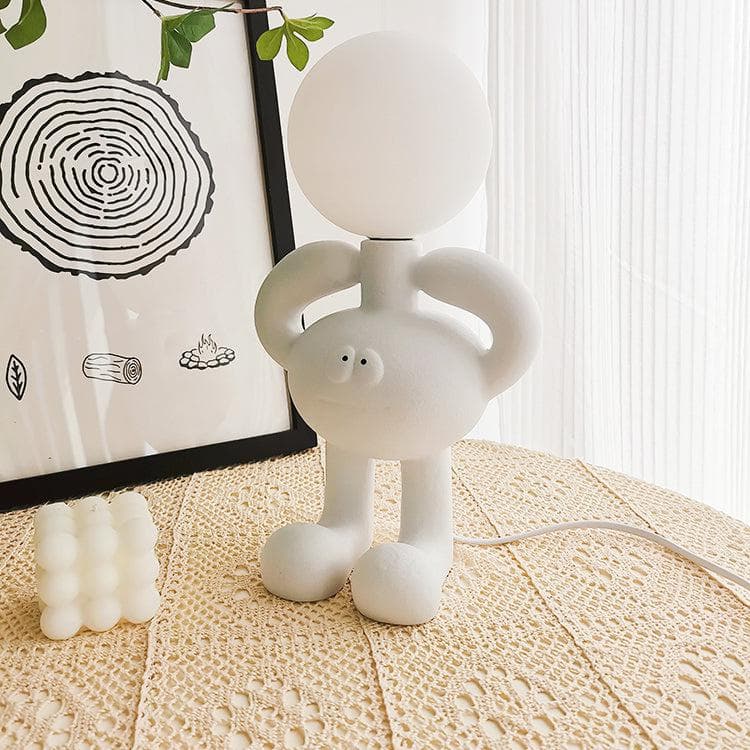 Resin Robot Table Lamp