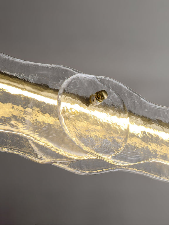 Water Ripple Glass Island Chandeliers – Metavaya