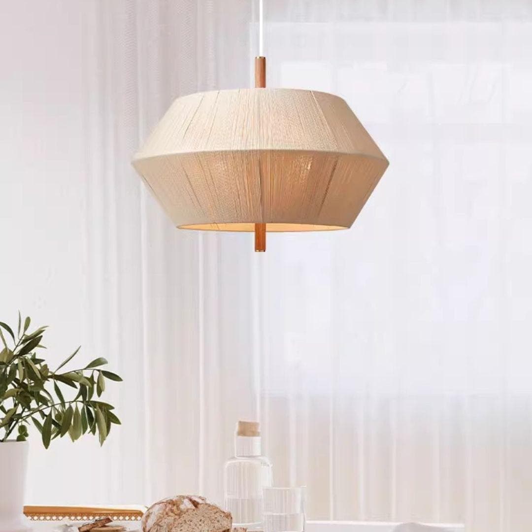Oak rope chandelier – Metavaya