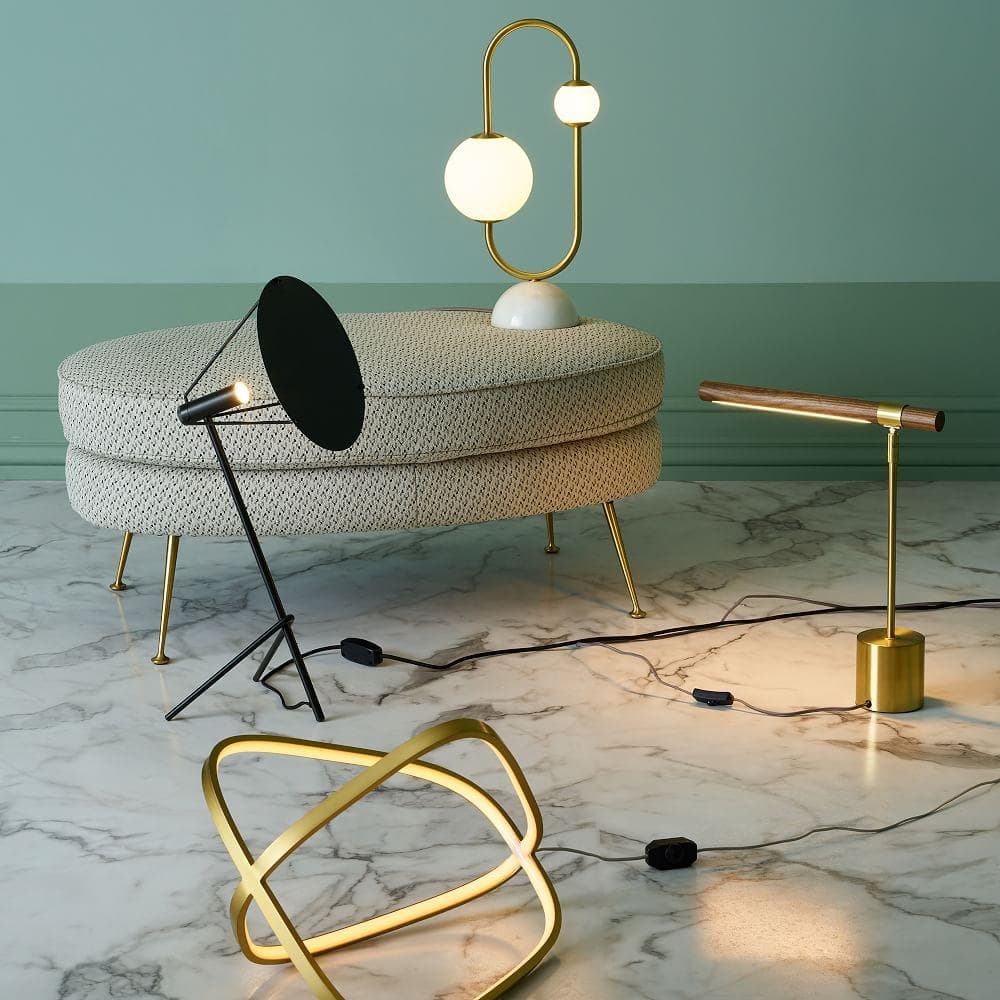 Linear Wood Led Table Lamp for Sale