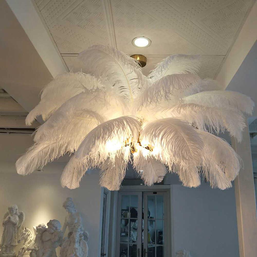 Ostrich Feather Chandeliers – Metavaya
