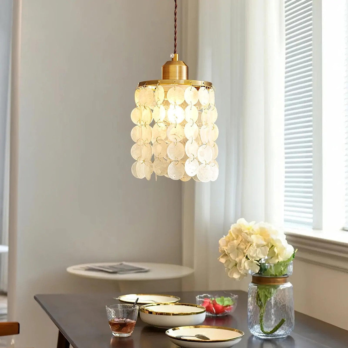 Shell Pendant Lights & Fixtures for Sale