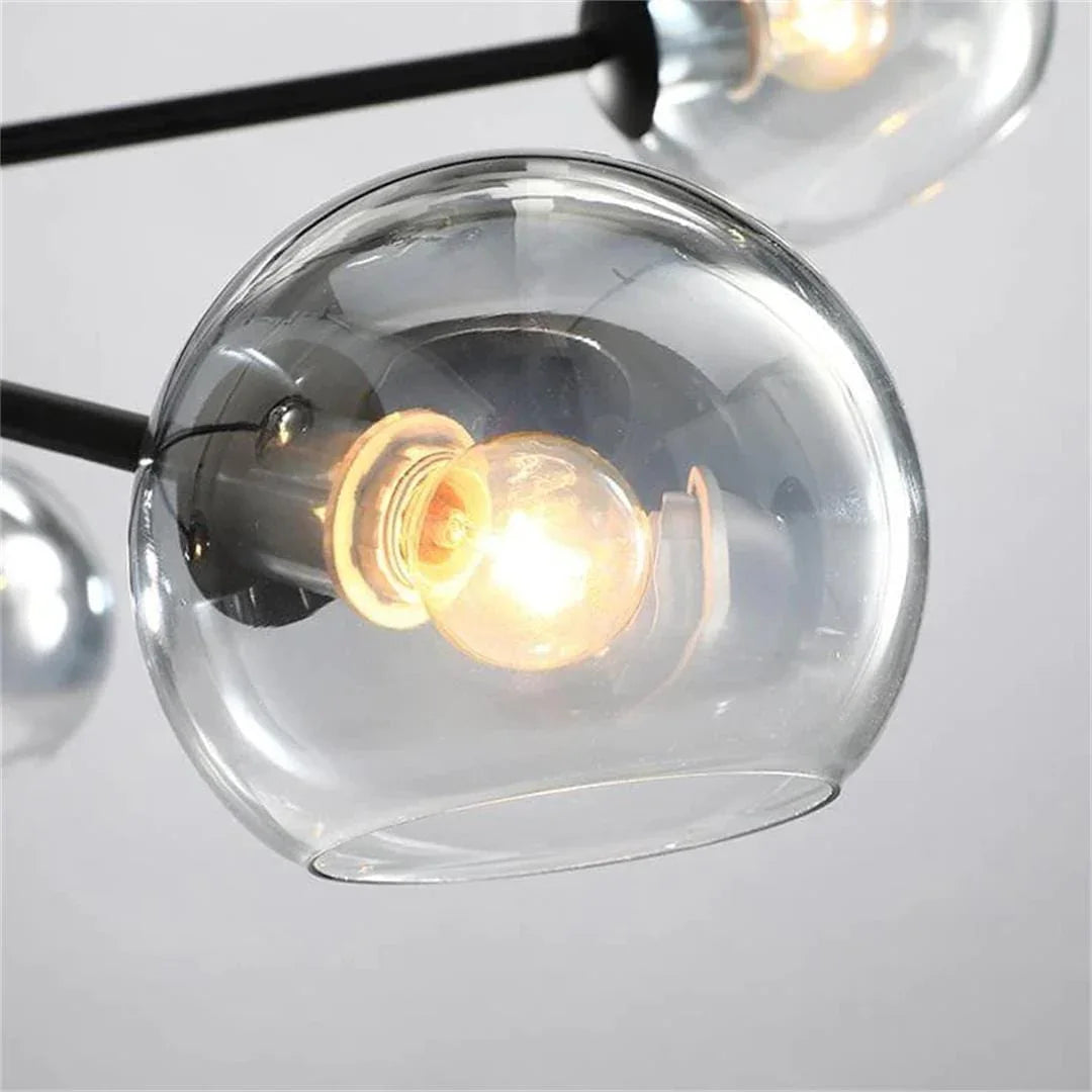Shop Staggered Glass 6 Light Chandeliers Online